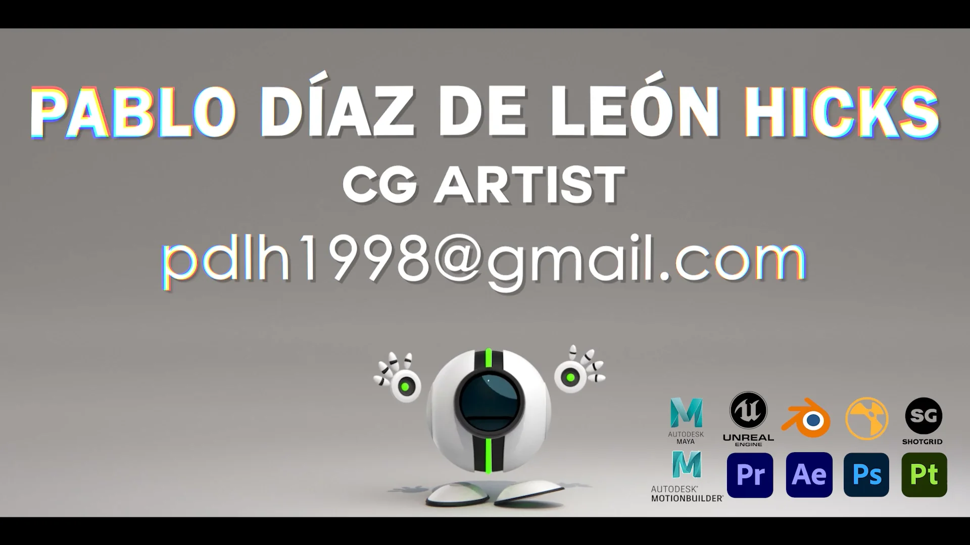 PABLO DIAZ DE LEON HICKS - CG Artist Reel 2024 UPDATED