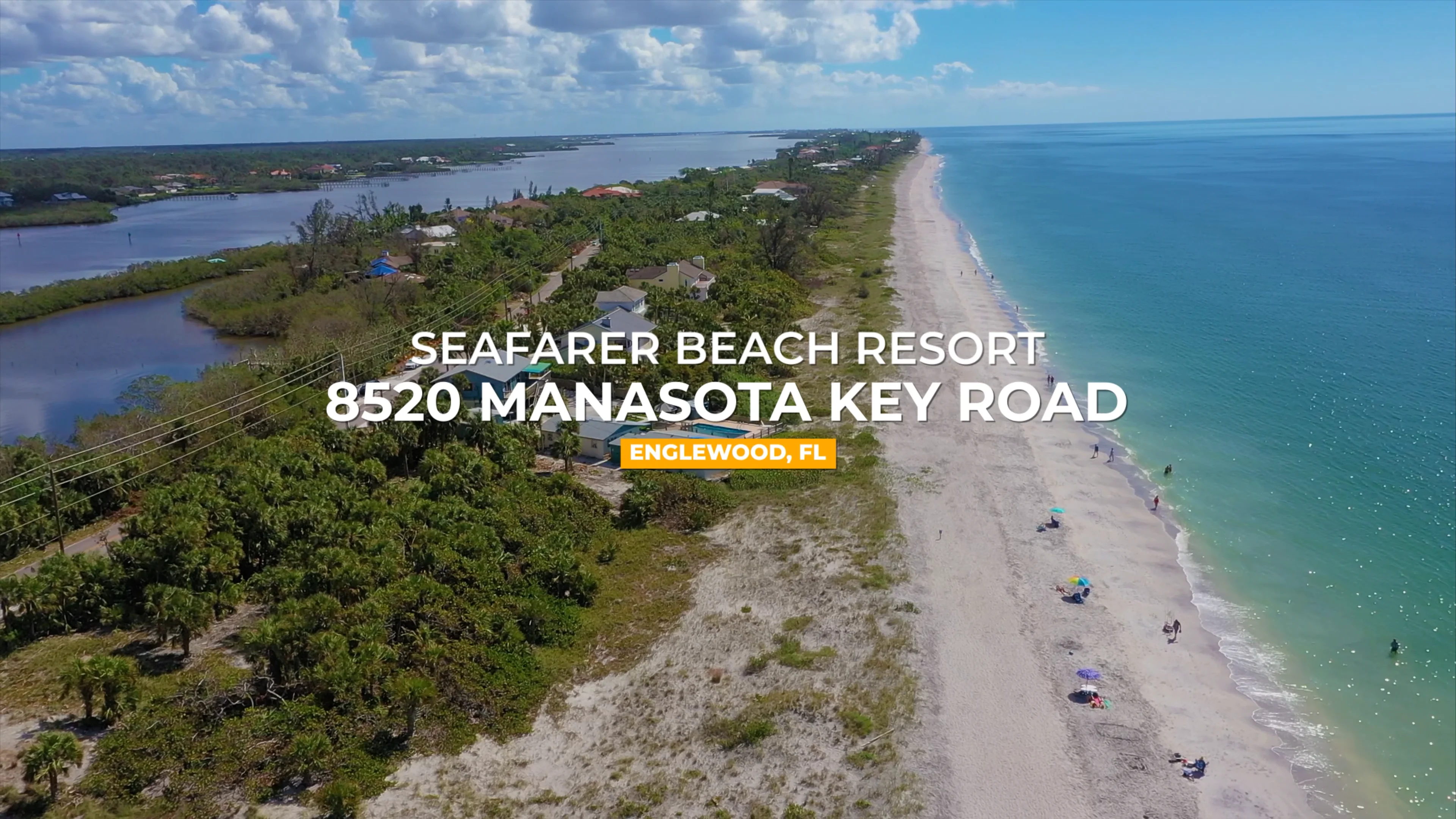 Seafarer Beach Resort, 8520 Manasota Key Road, Englewood, FL.mp4