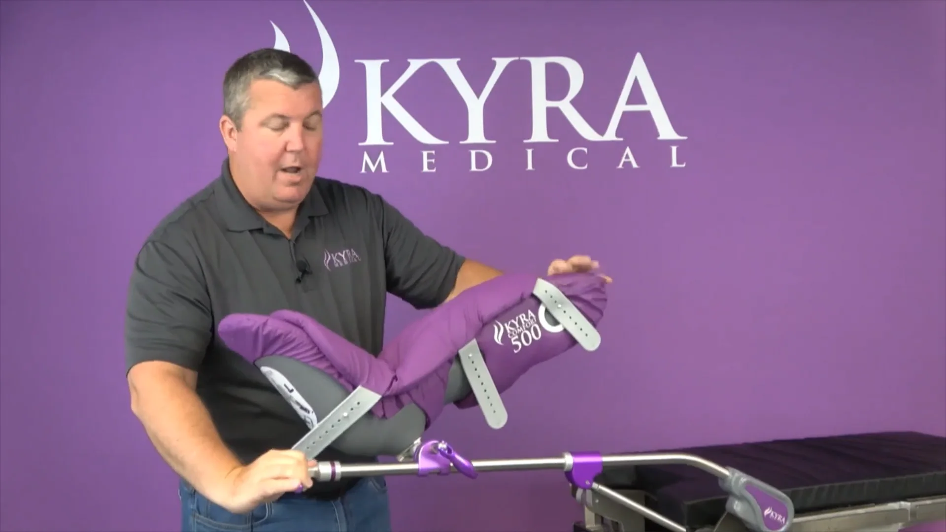 KYRA Comfort Lithotomy Stirrups Floating Boot on Vimeo
