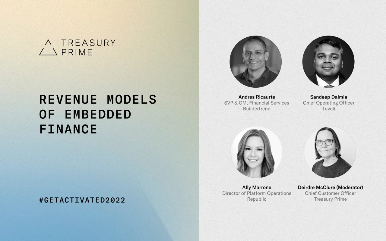 ACTIVATE - Revenue Models of Embedded Finance on Vimeo