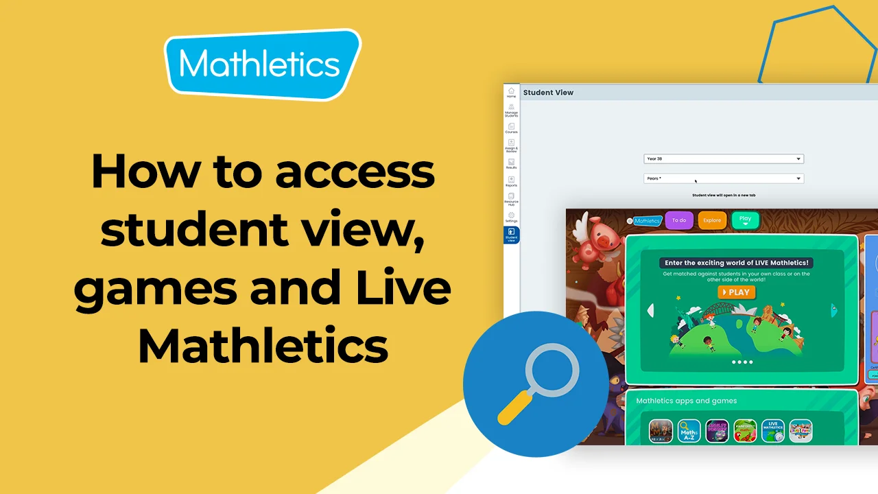 How to Access Student View in Mathletics on Vimeo
