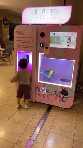 Robot Floss - Candy Floss Machine, Fairy Floss, Vending Machine