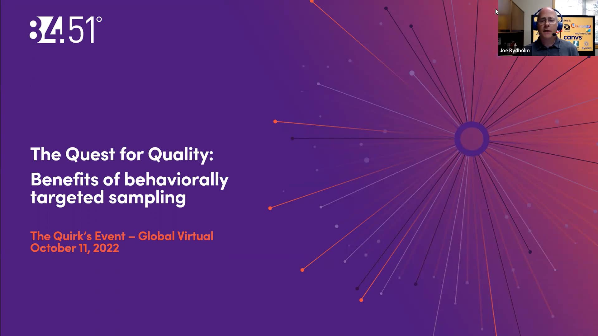 The Quest for Quality: Benefits of behaviorally targeted sampling on Vimeo