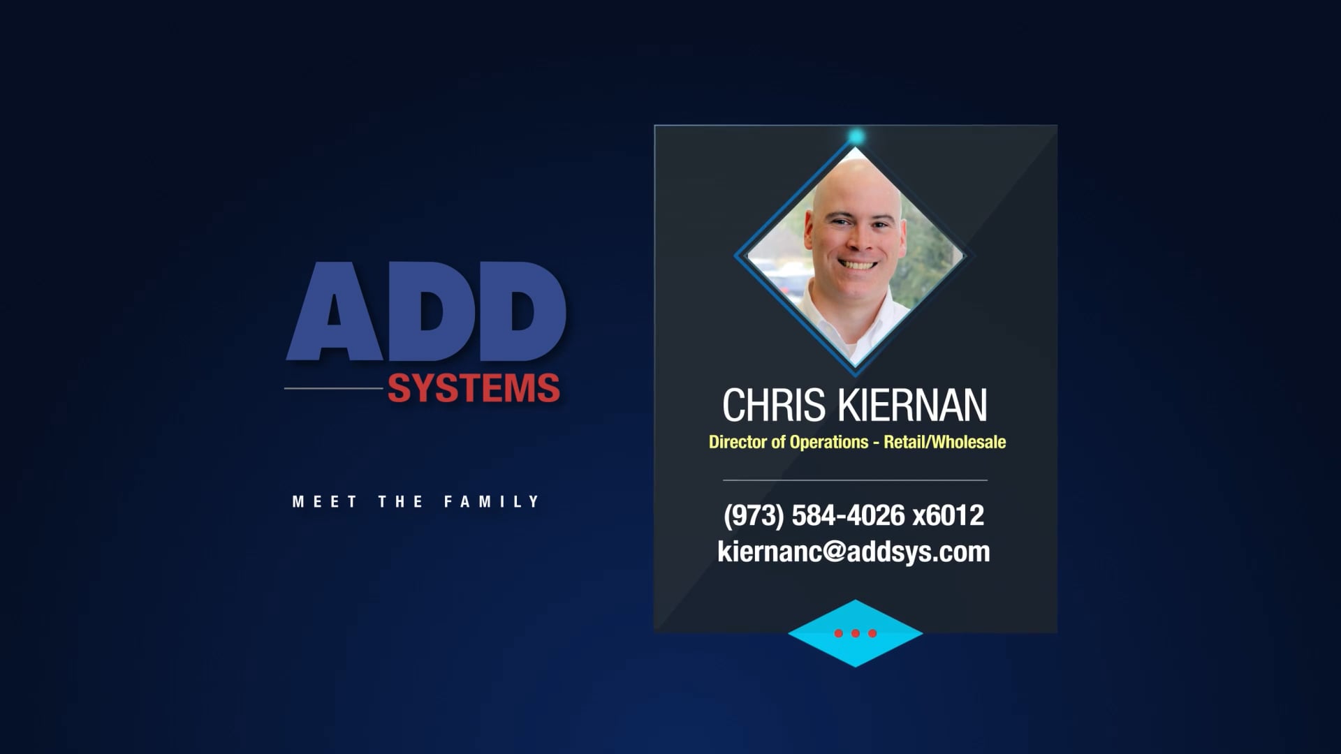 ADD Systems Welcome Kit: Chris Kiernan | Videos & Movies on Vimeo