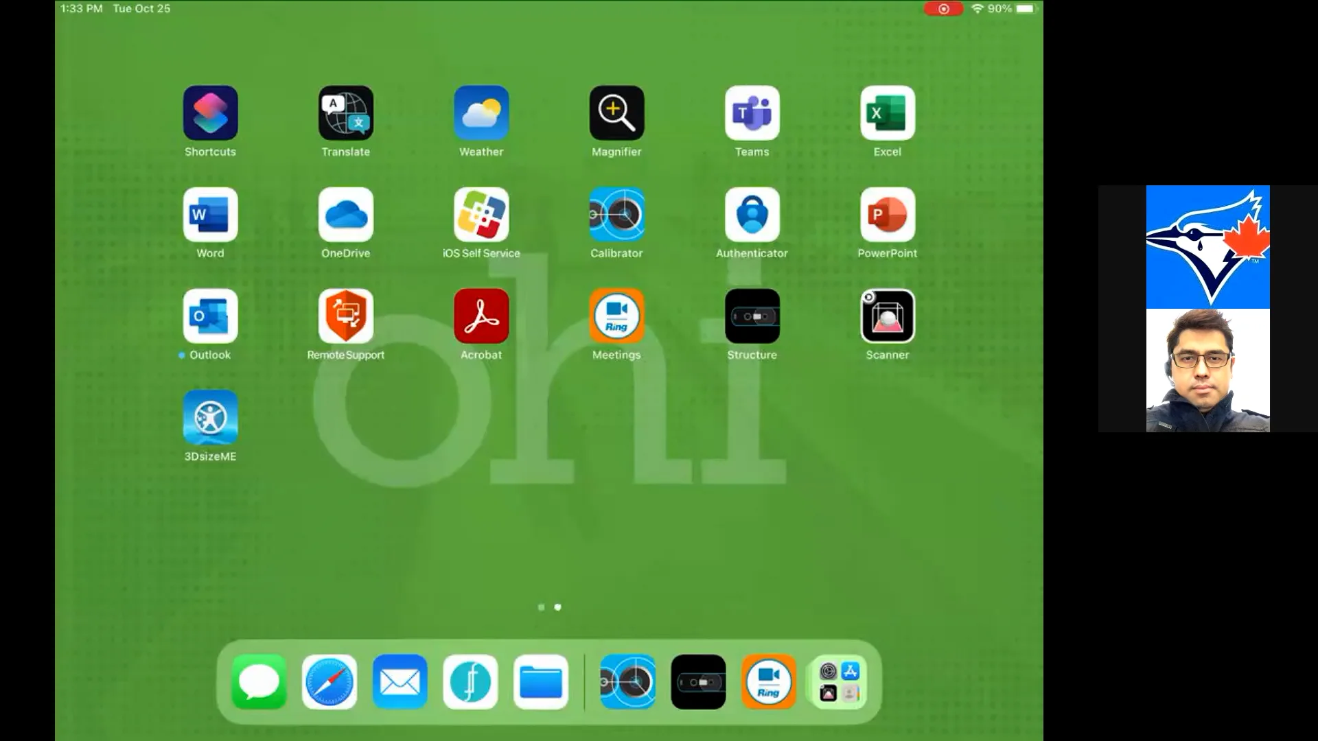 Structure Sensor initial calibration guide