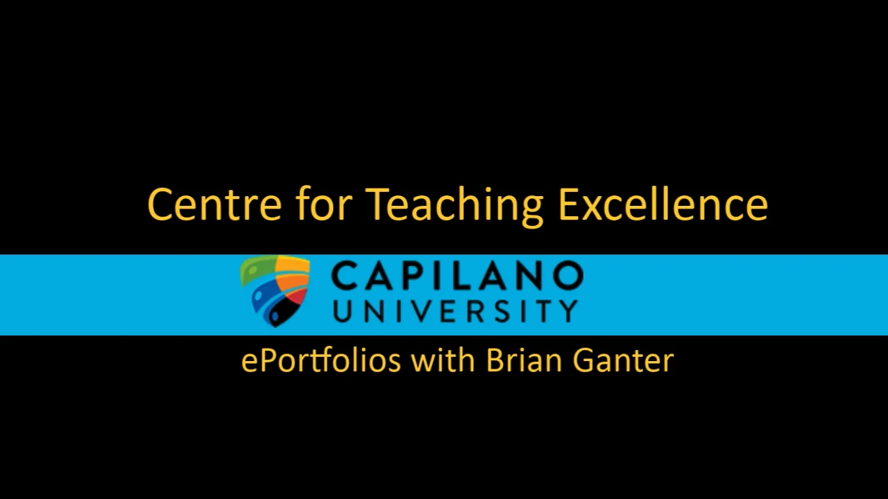 Building Your ePortfolio on Wordpress | with Brian Ganter on Vimeo