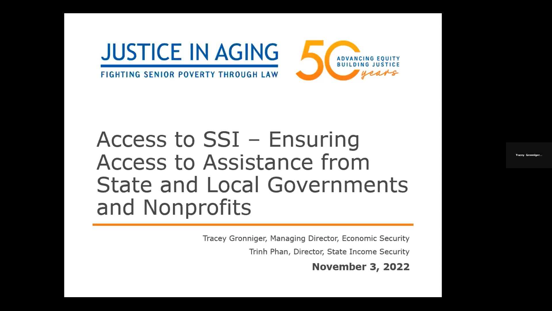Free Webinar: Access to SSI – Ensuring Access to Assistance from State ...