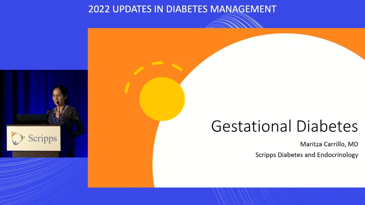 Diabetes in Pregnancy- Maritza Carrillo, MD on Vimeo