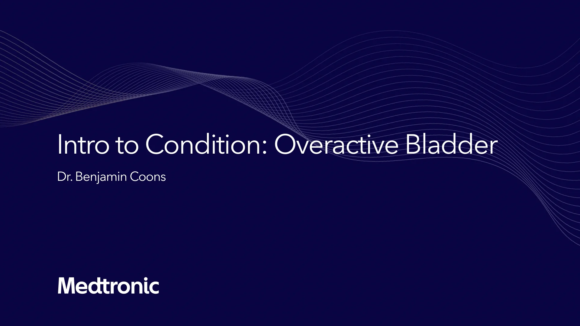 Intro to Condition – Overactive Bladder on Vimeo