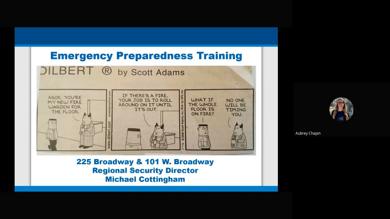 101 West Broadway & 225 Broadway - Fire Warden Training (2022-11-02 09 ...