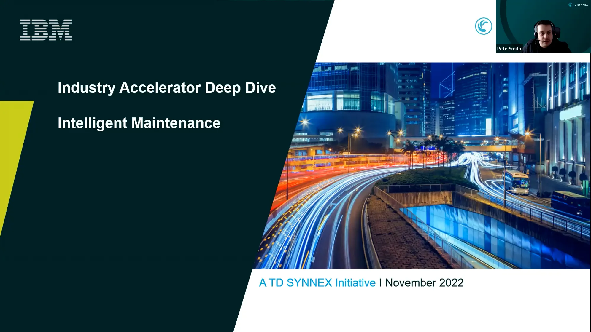 Industry Accelerator Deep Dive - Intelligent Maintenance on Vimeo