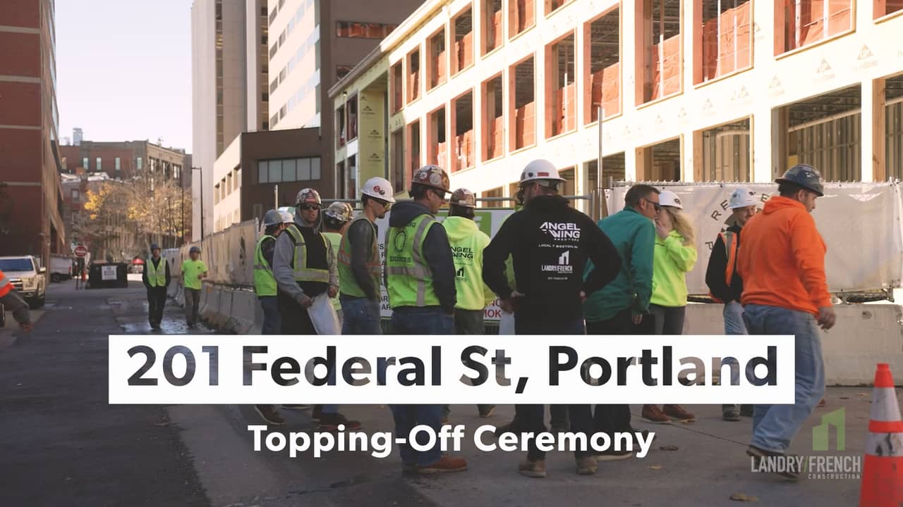 201 Federal Street, Topping-off Ceremony on Vimeo