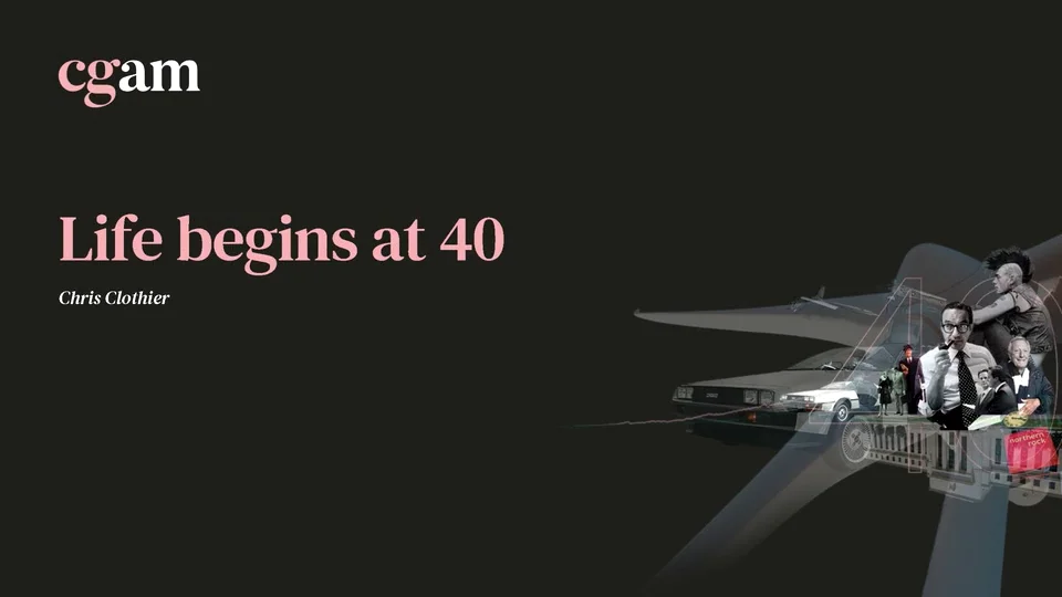 Life begins at 40 - Chris Clothier on Vimeo