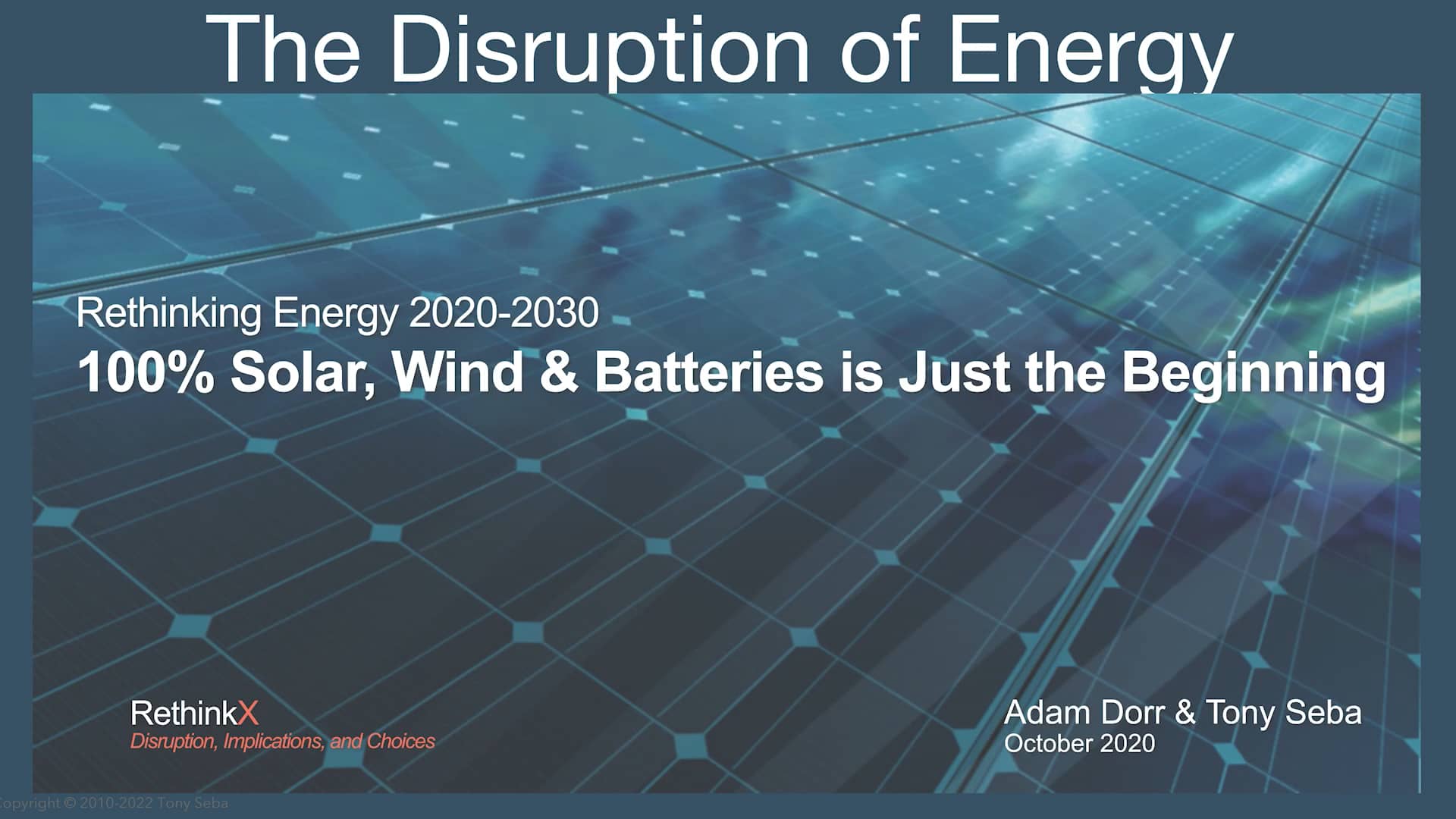 Tony Seba - The Great Transformation [Part 3] - The Disruption of Energy.mp4 on Vimeo