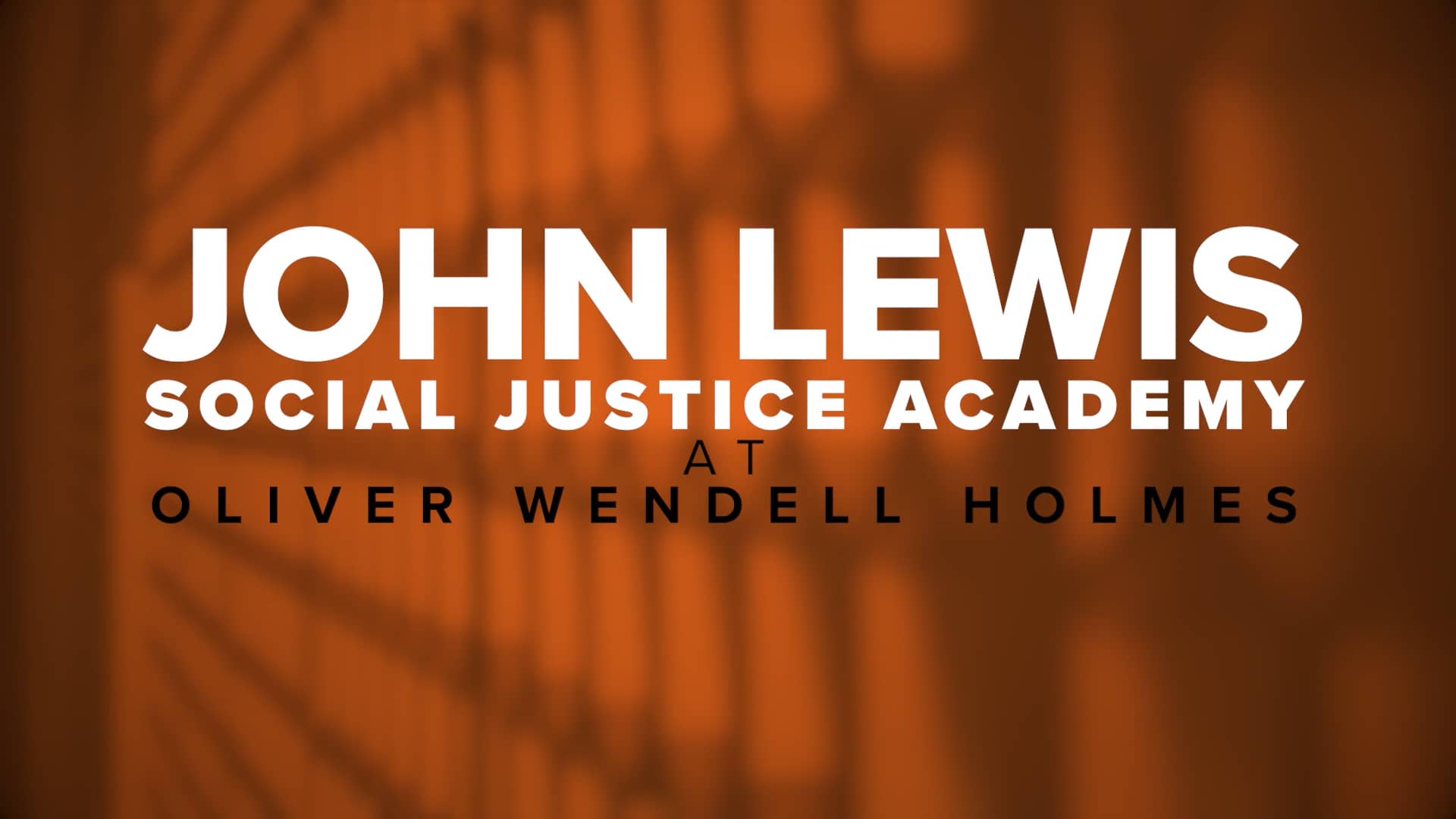John Lewis Social Justice Academy on Vimeo