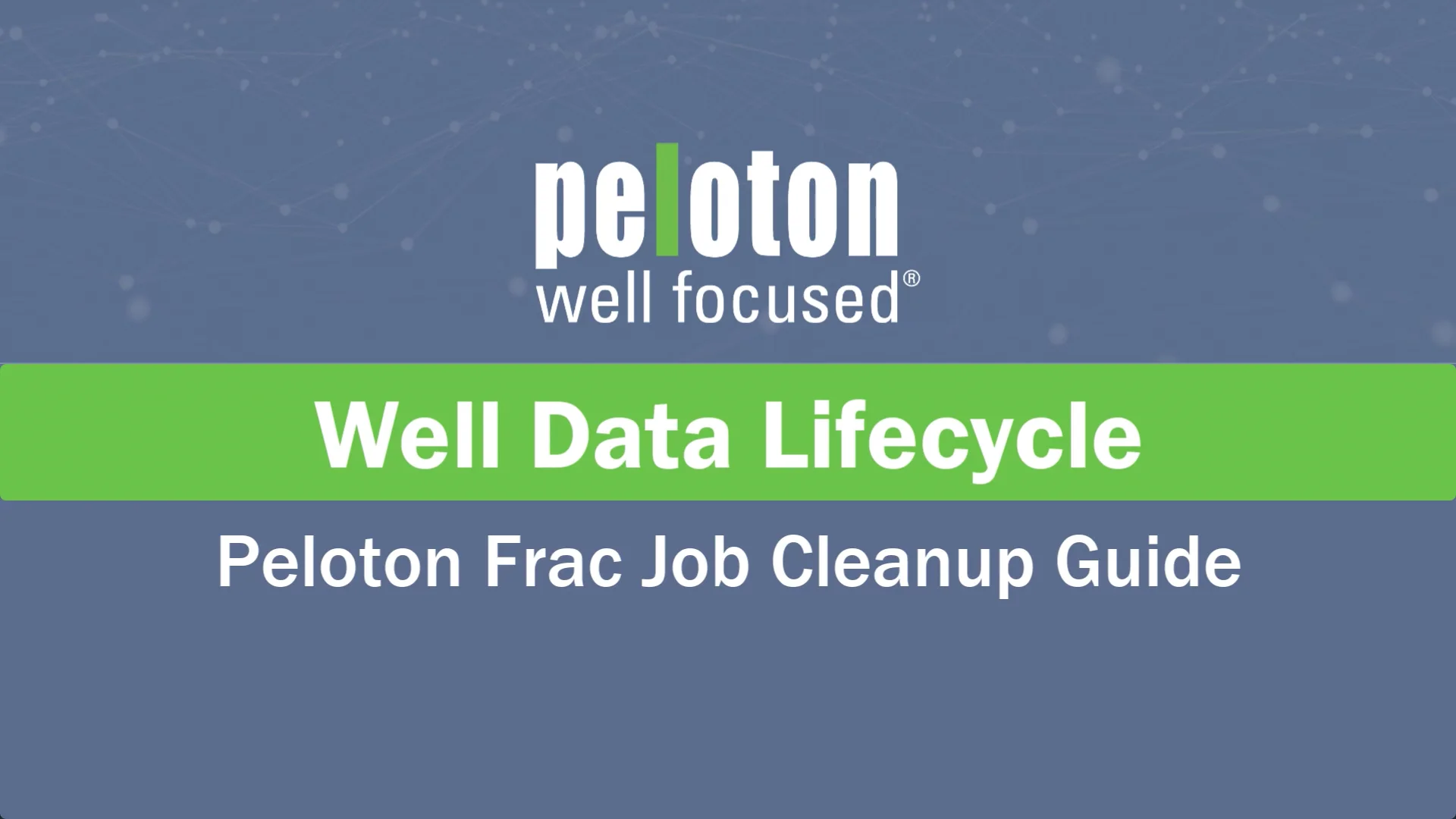 Frac Job Cleanup Guide