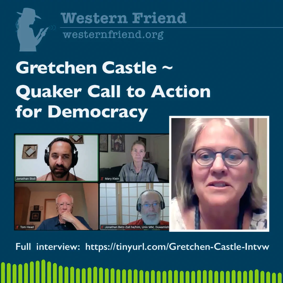 Gretchen Castle - Quaker Call to Action on Vimeo