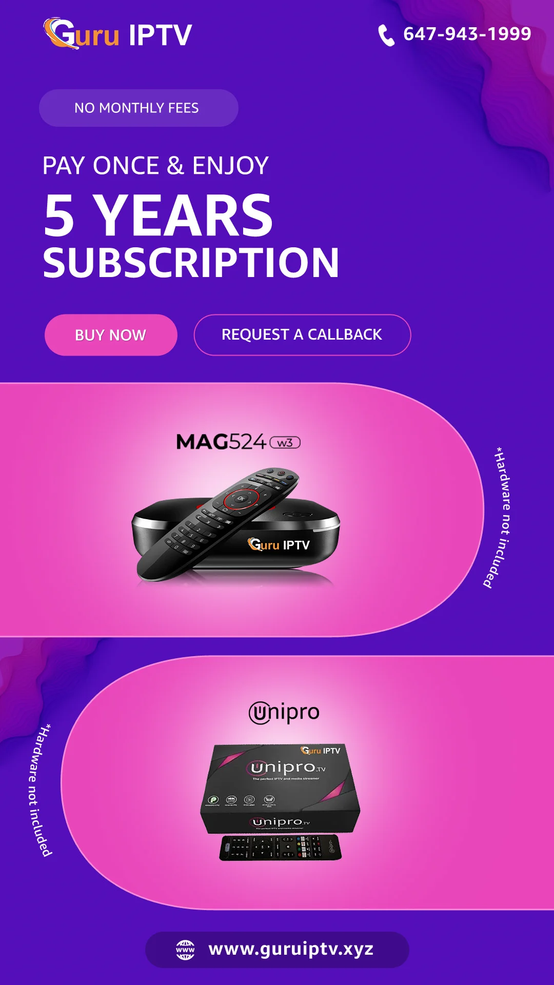 Guru IPTV Subscription Plans and Packages in USA & Canada on Vimeo