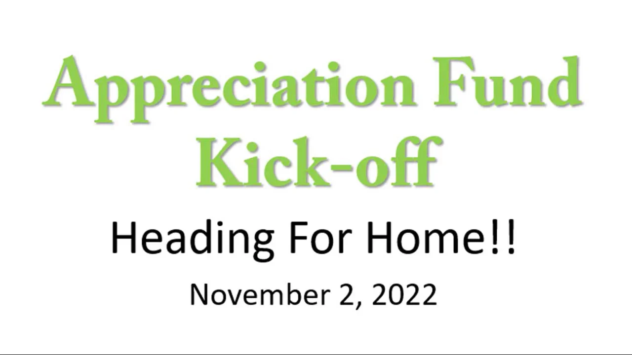 2022 Appreciation Kick-Off Party
