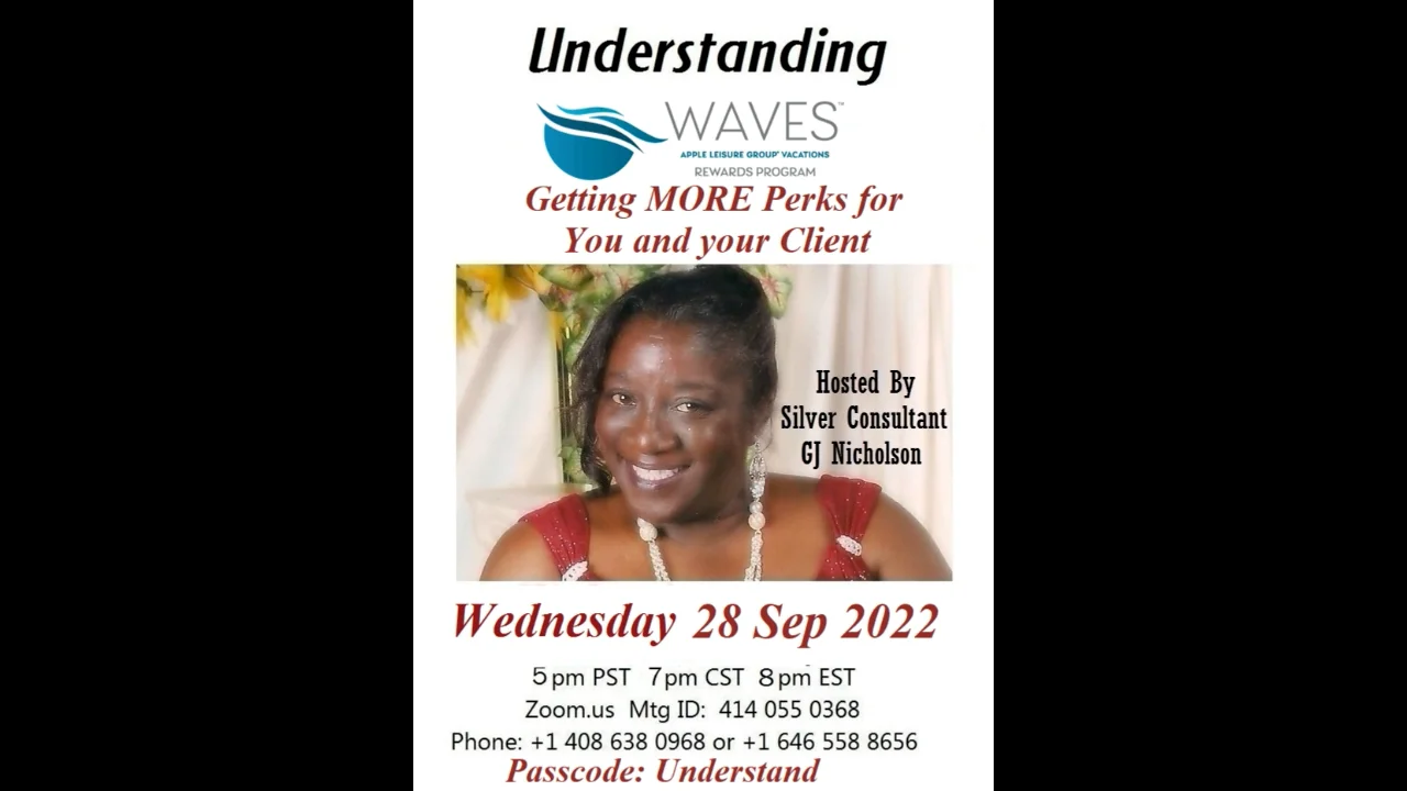 Understanding Waves Program 2022 on Vimeo