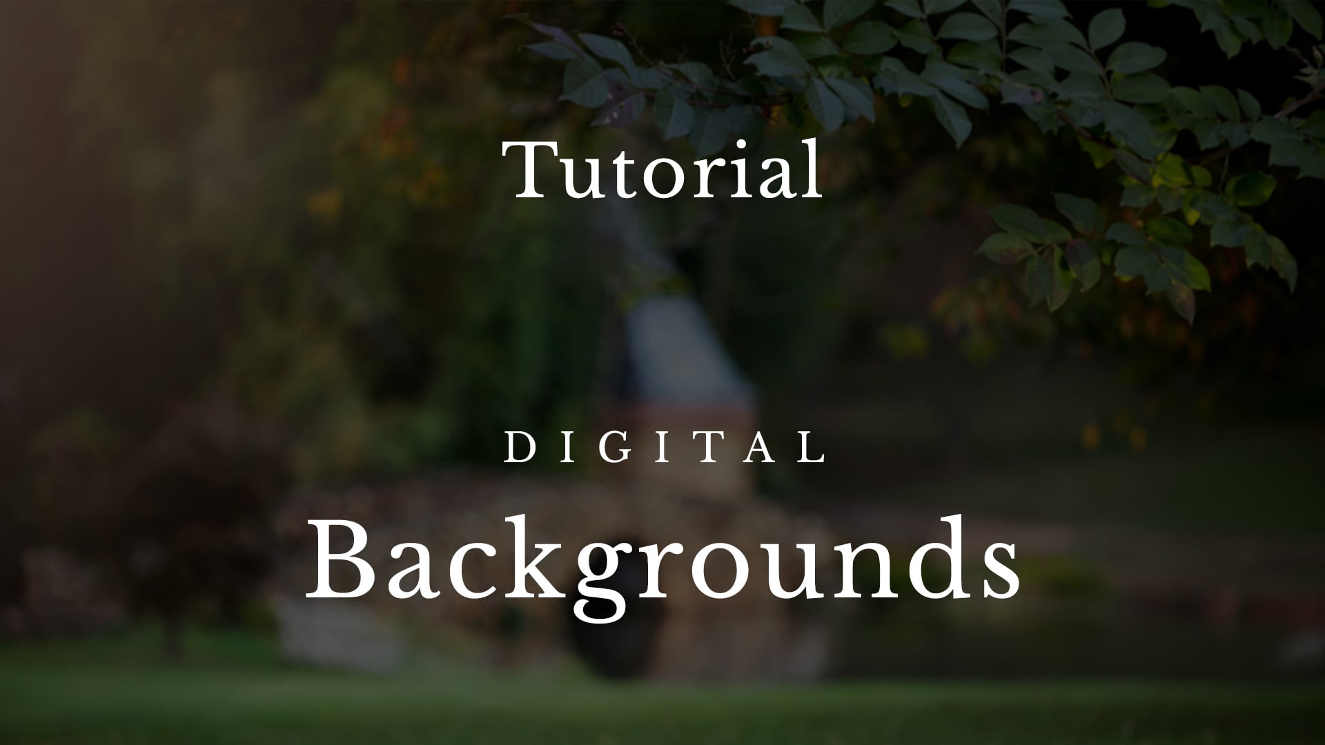 Digital Backgrounds Tutorial on Vimeo