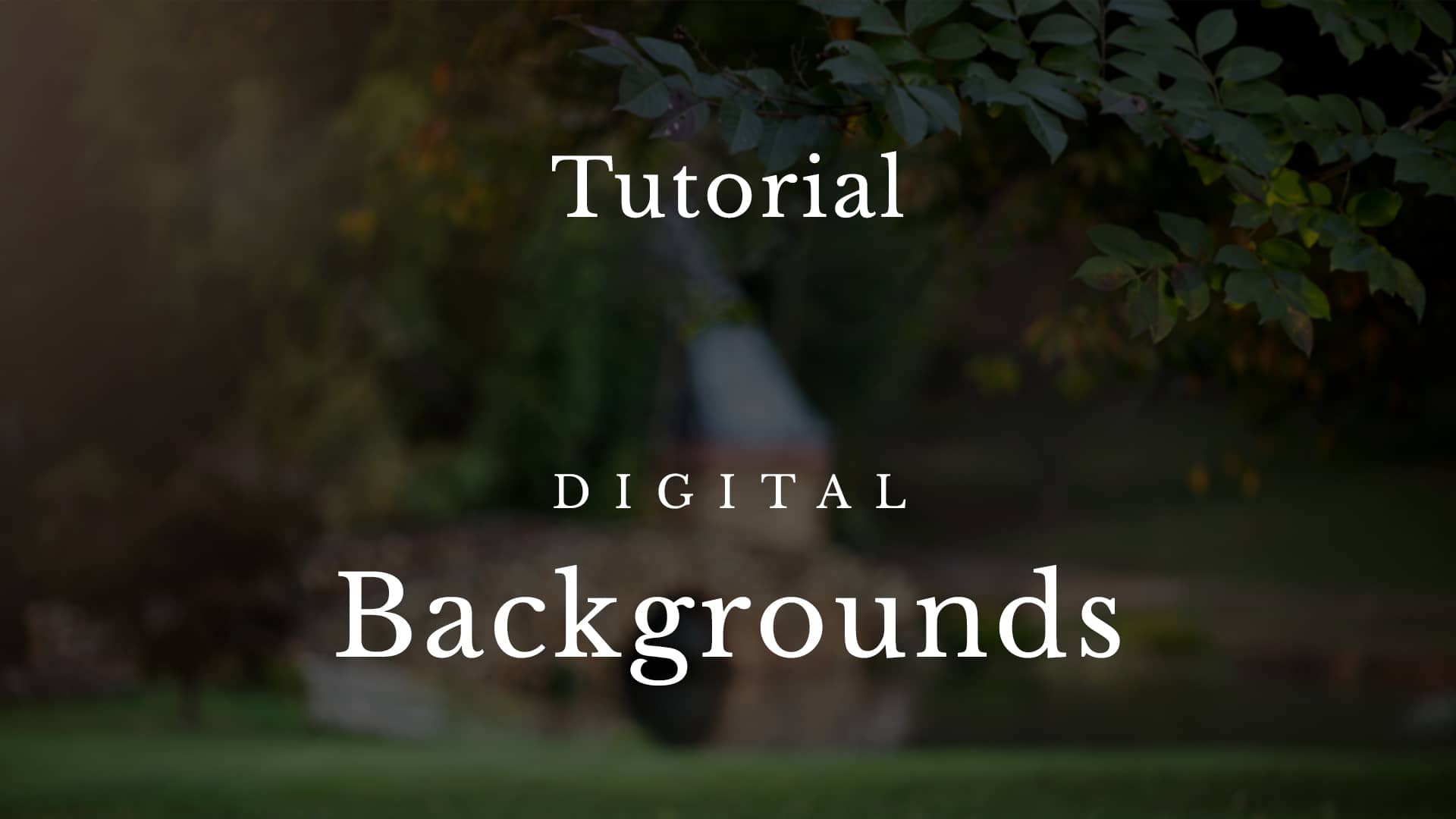 Digital Backgrounds Tutorial on Vimeo