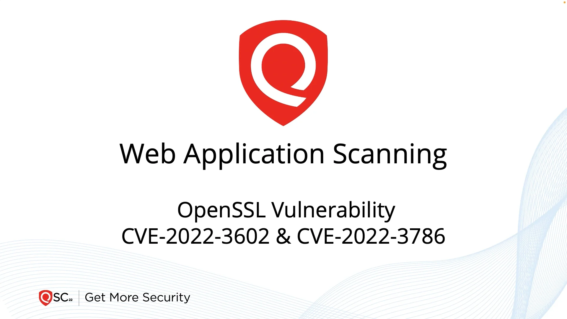 Web Application Scanning - Open SSL Vulnerability on Vimeo