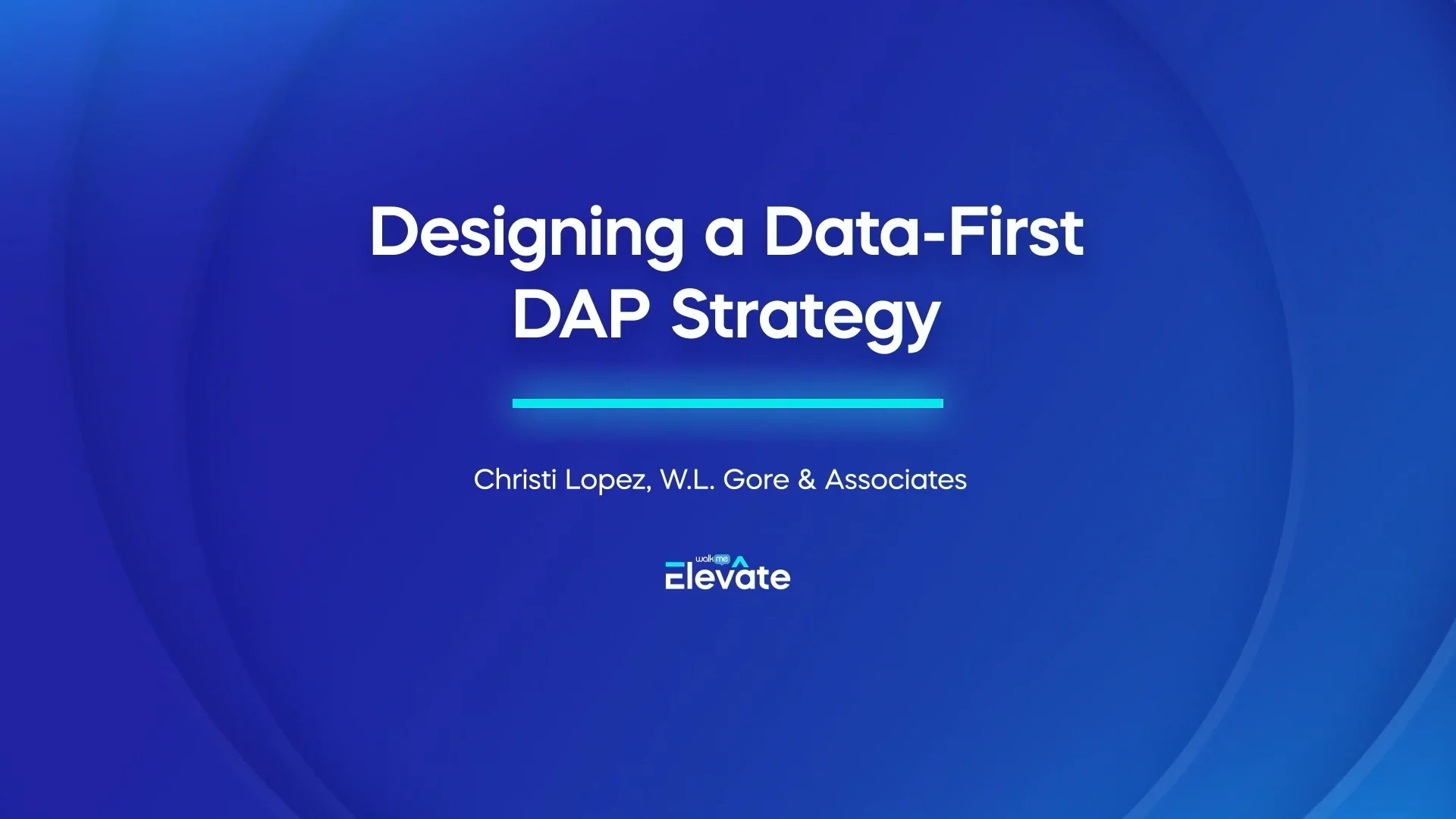 Designing a Data-First DAP Strategy on Vimeo