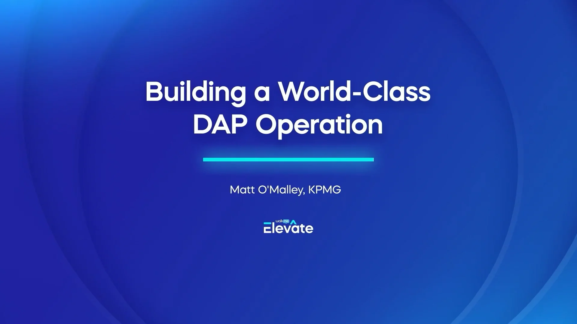 Building a World-Class DAP Operation on Vimeo