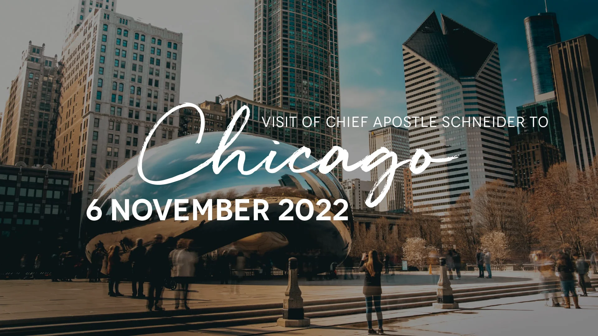 Chief Apostle Schneider in Chicago, IL | November 6, 2022 on Vimeo