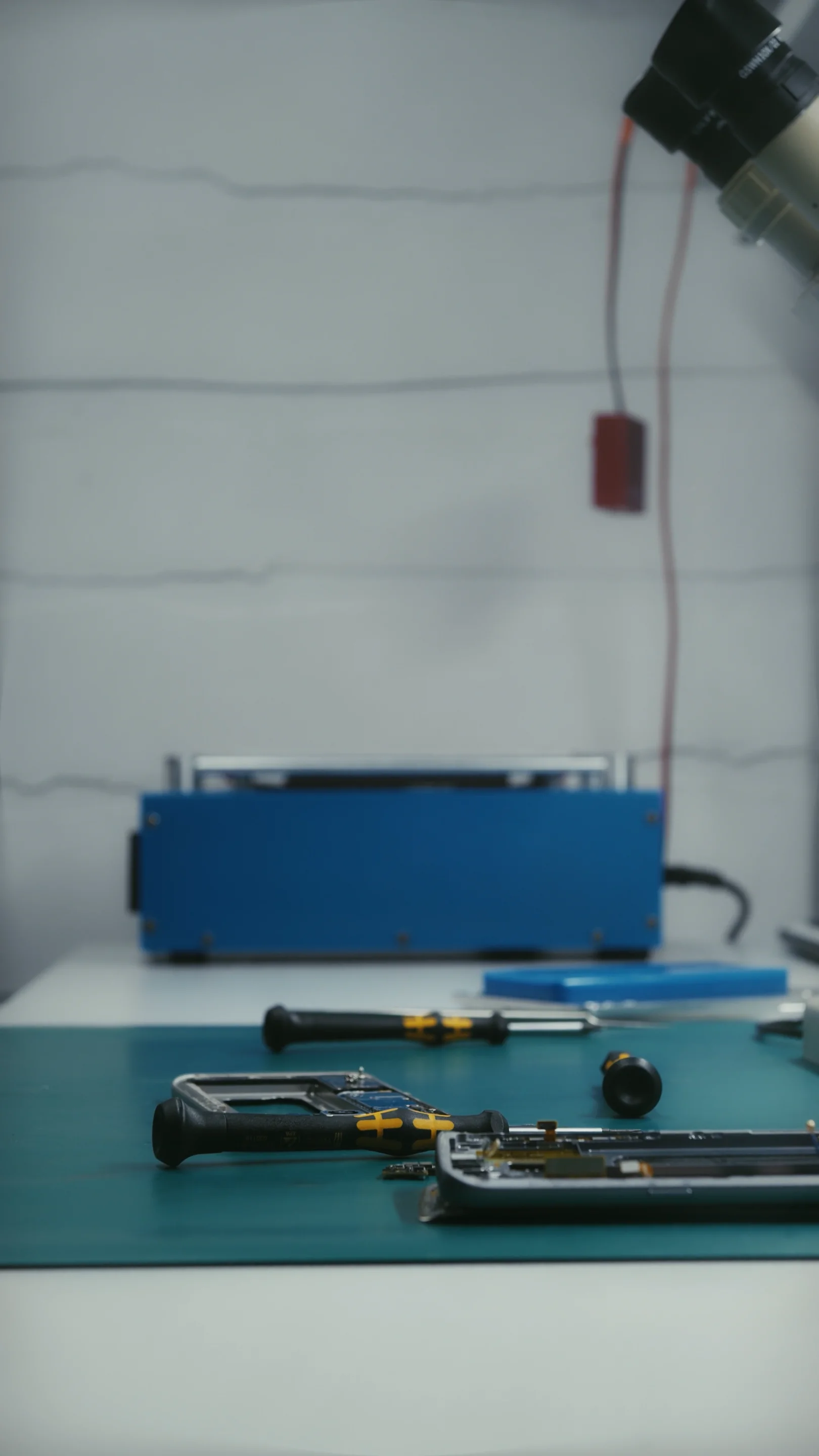 Electronic Repair Station Desk on Vimeo