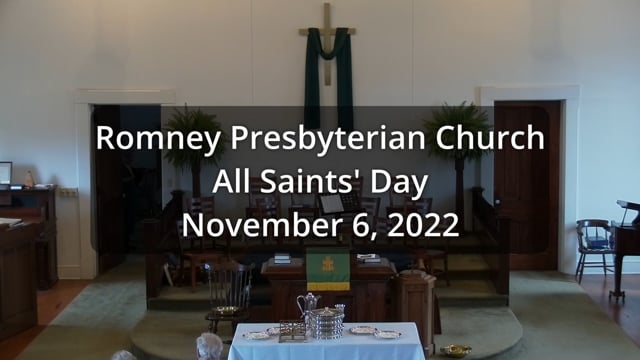Romney Presbyterian Church – Come in to be Filled, Go out to Serve!