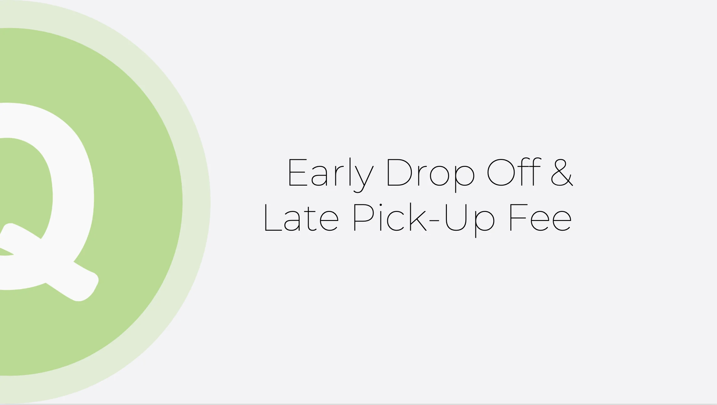 19. Early Drop Off & Late Pick-Up Fee on Vimeo