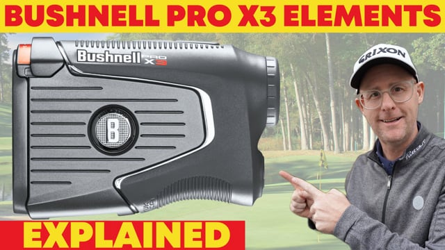 Bushnell Pro X3+ Golf Laser Rangefinder - Free Gift
