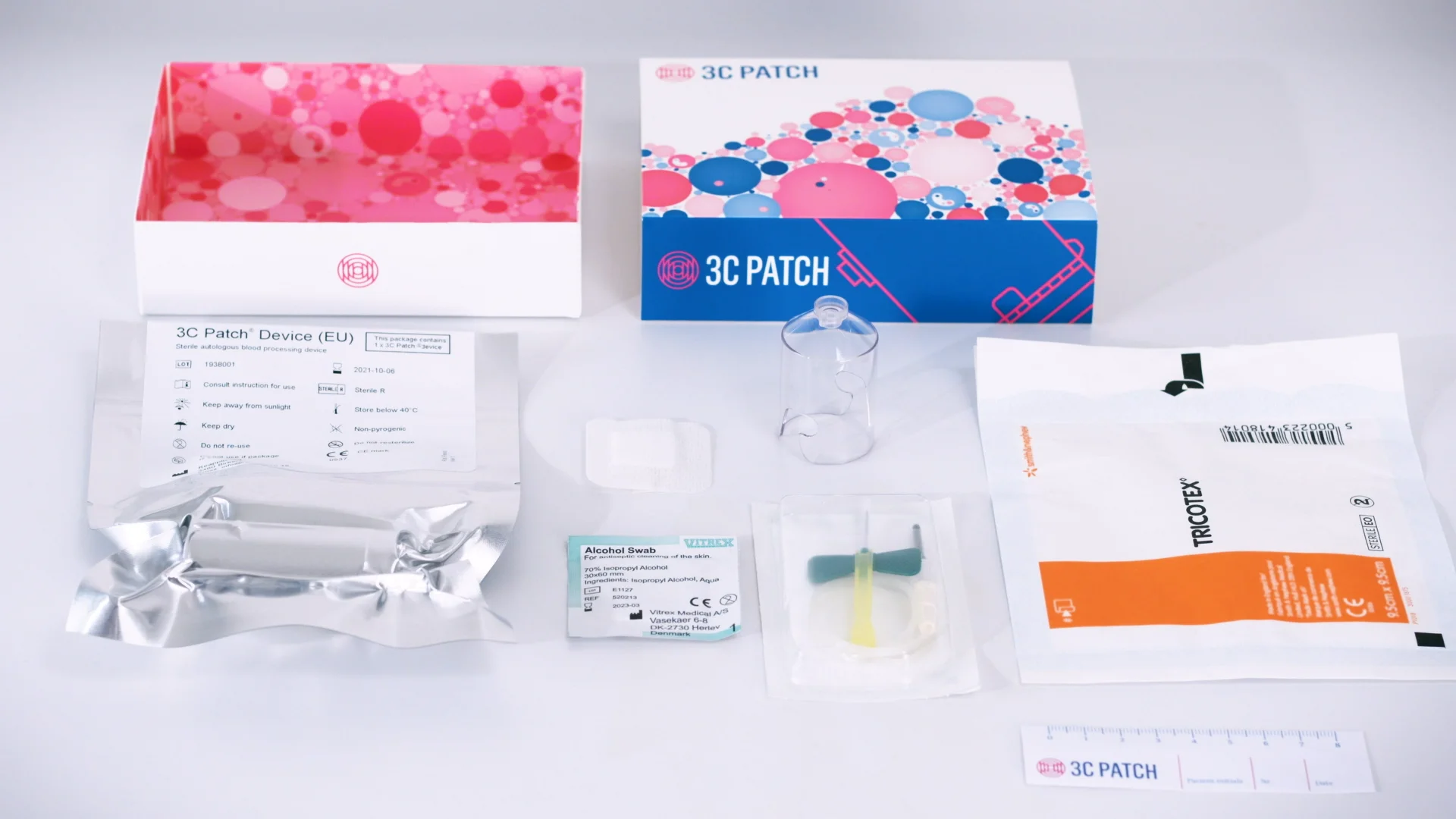 How to prepare and apply 3C Patch on wounds on Vimeo