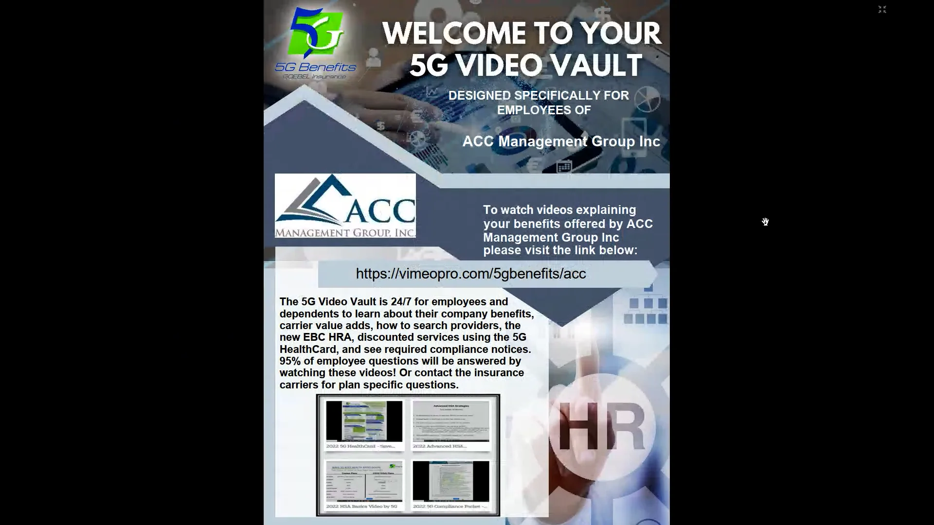 ACC Management 5G Video Vault - 2023 ACC Management Group Video on Vimeo