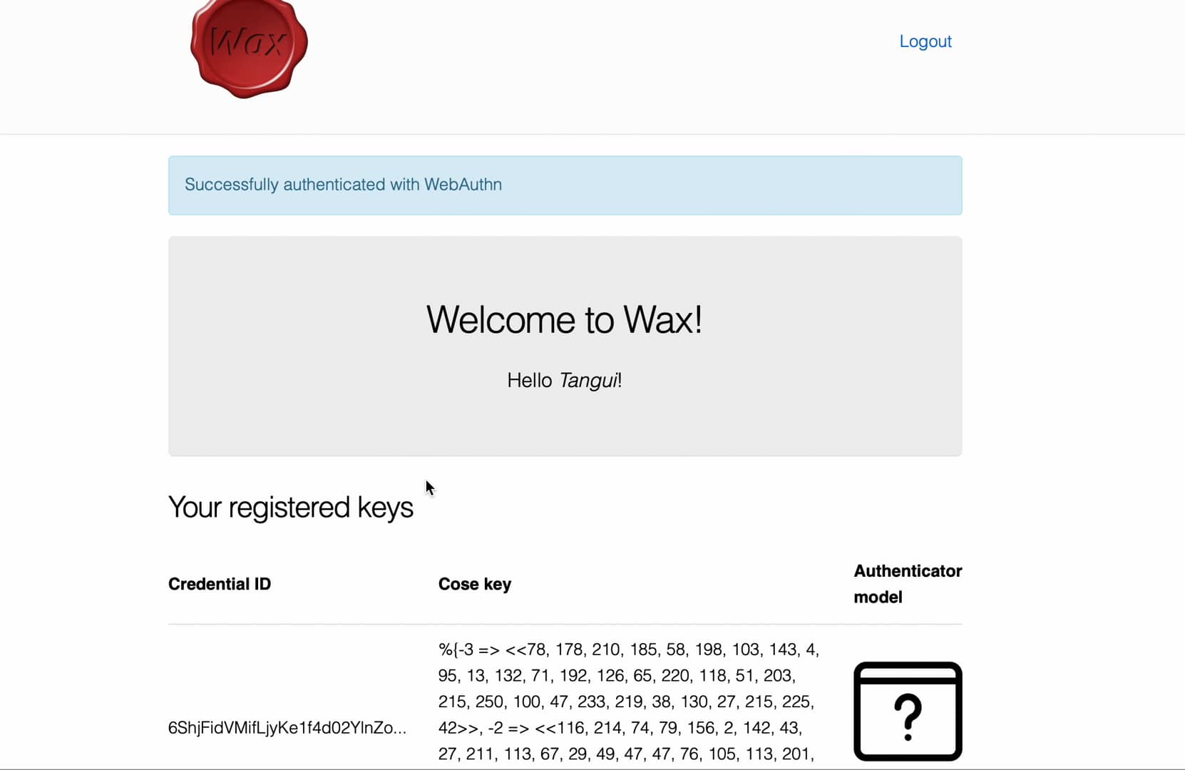 Wax: loginless login on Vimeo