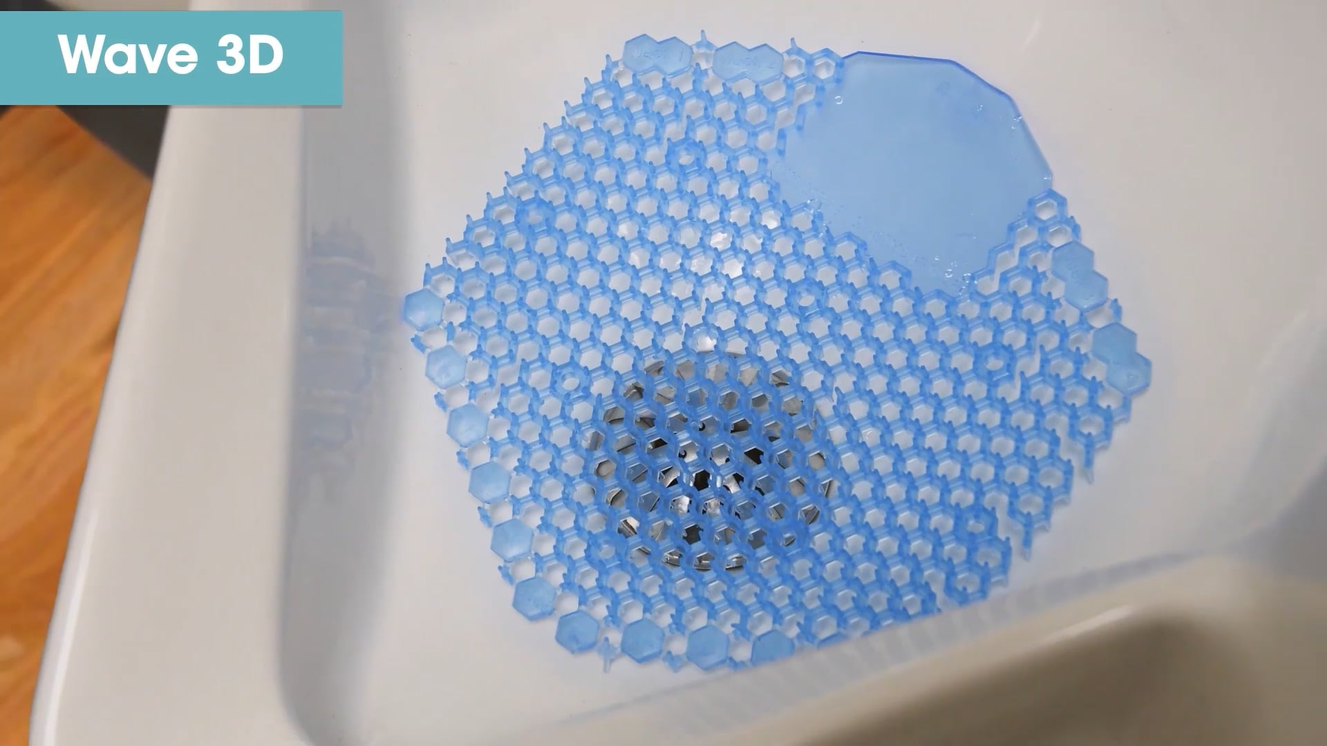 Wave 3D Urinal Screen on Vimeo