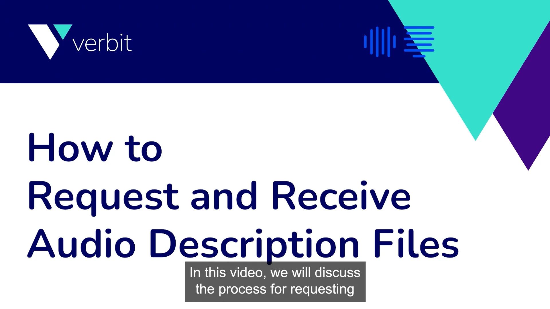How to Request and Receive Audio Description Files on Vimeo