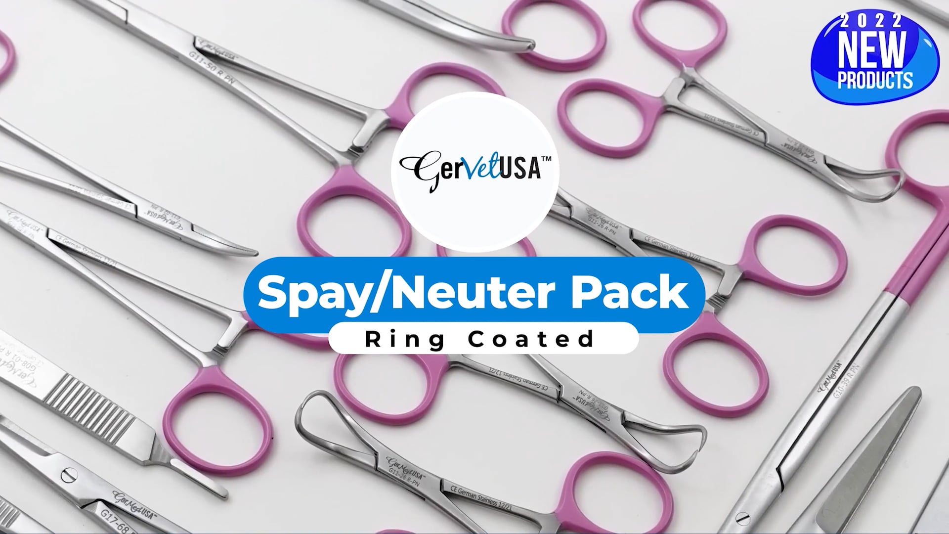 New and Improved Spay/Neuter Pack Ring Coated | GerVetUSA Inc. on Vimeo