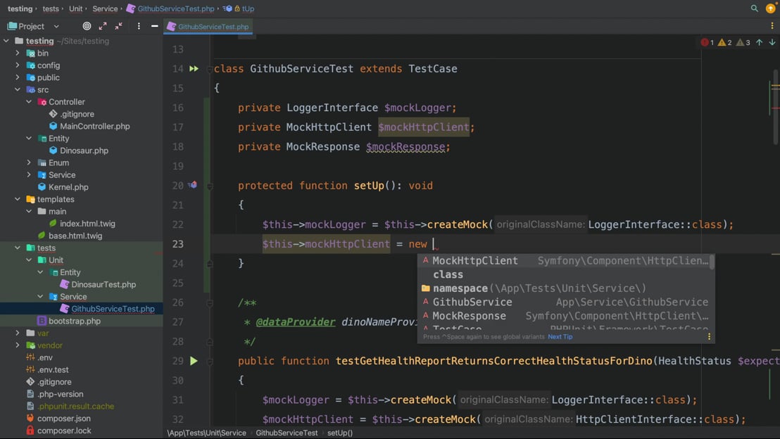 Setup and Tearing It Down > PHPUnit: Unit Testing with a Bite ...