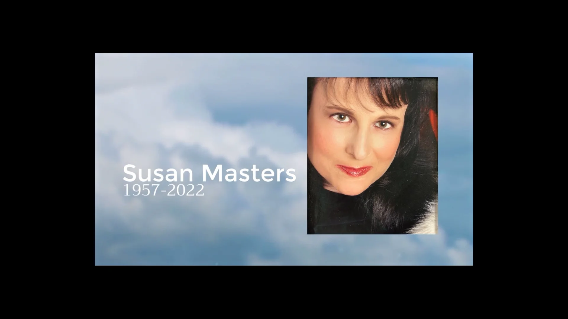 Susan Masters Celebration of Life.mp4 on Vimeo