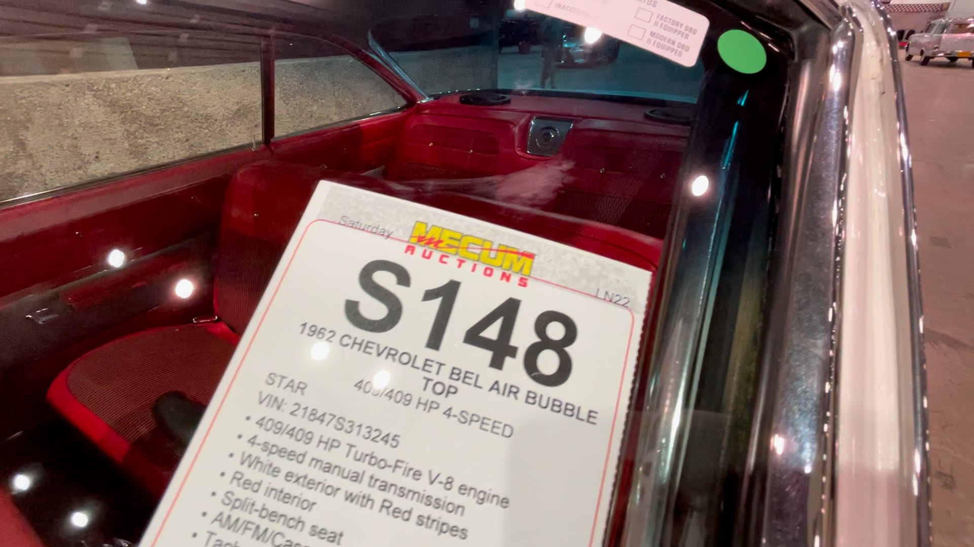 1962 Chevrolet Bel Air Bubble Top | S148 | Las Vegas 2022