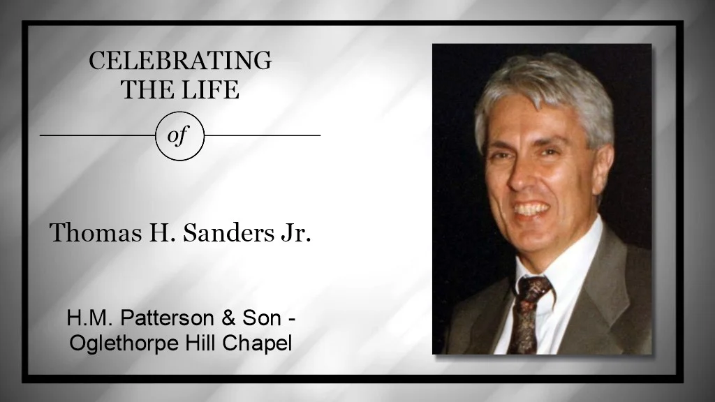Thomas H. Sanders Jr. Memorial Service on Vimeo