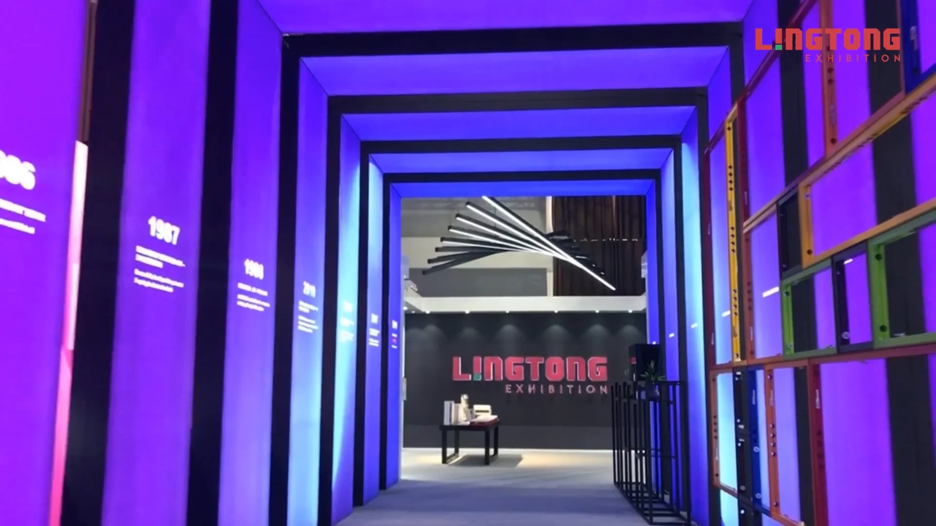 Lingtong Exhibition Shell Scheme Exhibition booth on Vimeo