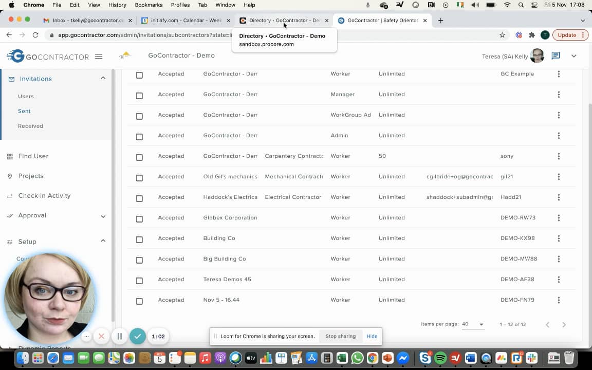 GoContractor - Procore - Directory Demo on Vimeo