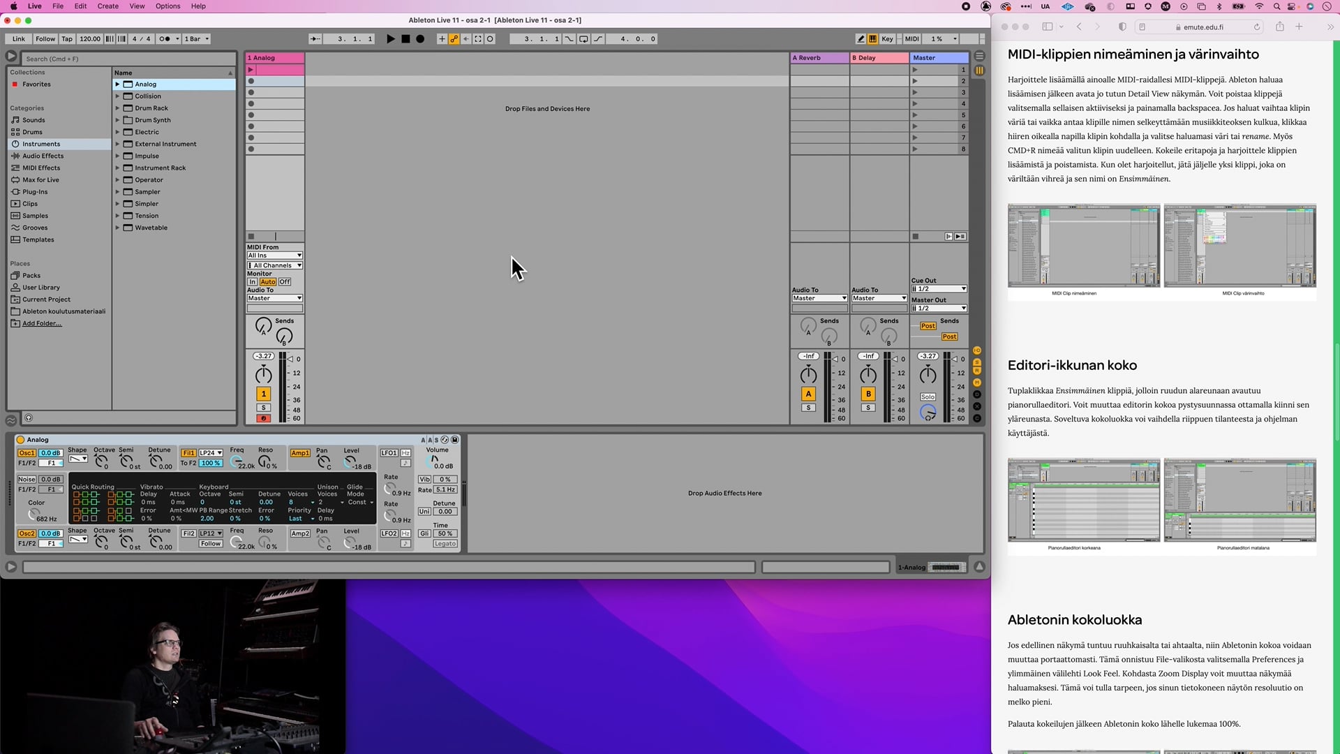 Ableton Live 11 - osa 2-2 HD on Vimeo