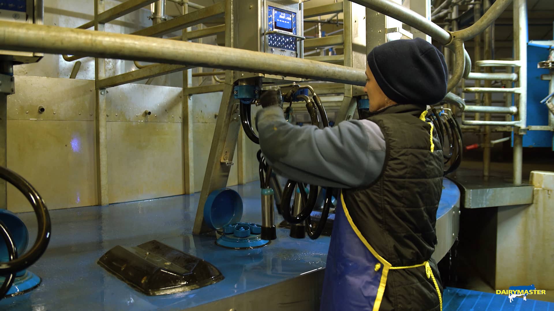 Dairymaster 36 unit Rotary PL (short) on Vimeo