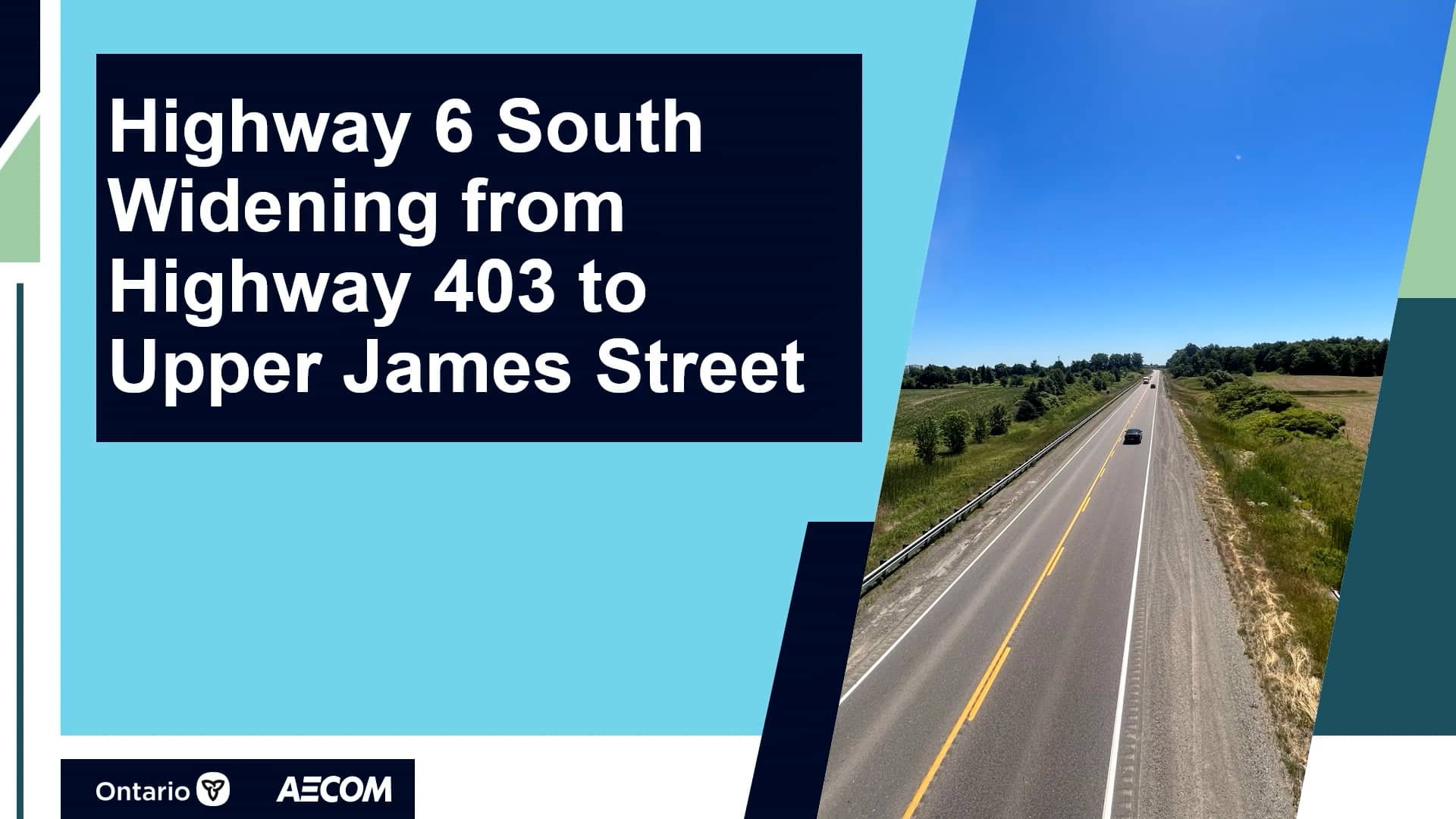Highway 6 South Widening from Highway 403 to Upper James Street on Vimeo