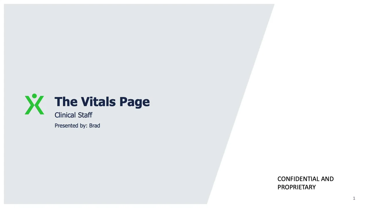 Vitals Page on Vimeo
